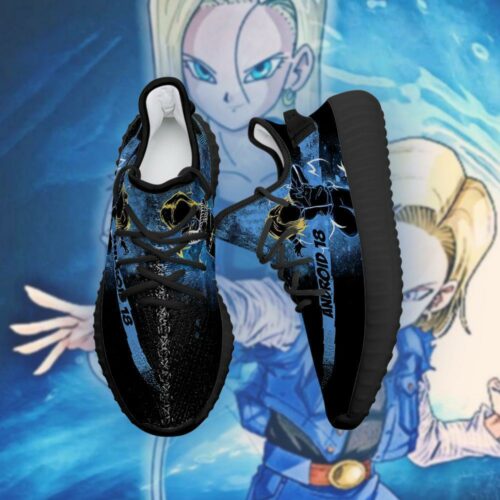 Android 18 Shoes Silhouette Dragon Ball Z Anime Shoes Fan MN04 ...