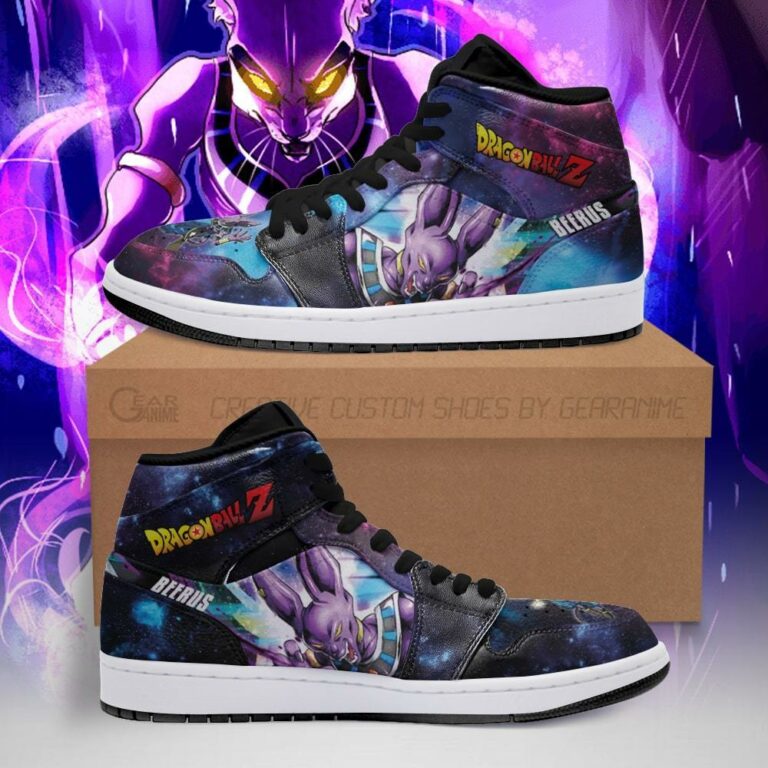 Beerus Dragon Ball Custom Shoes - Saiyanstore.com