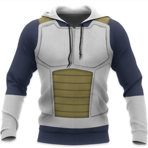 Prince Vegeta Shirt Costume Uniform Dragon Ball Anime Hoodie Sweater ...