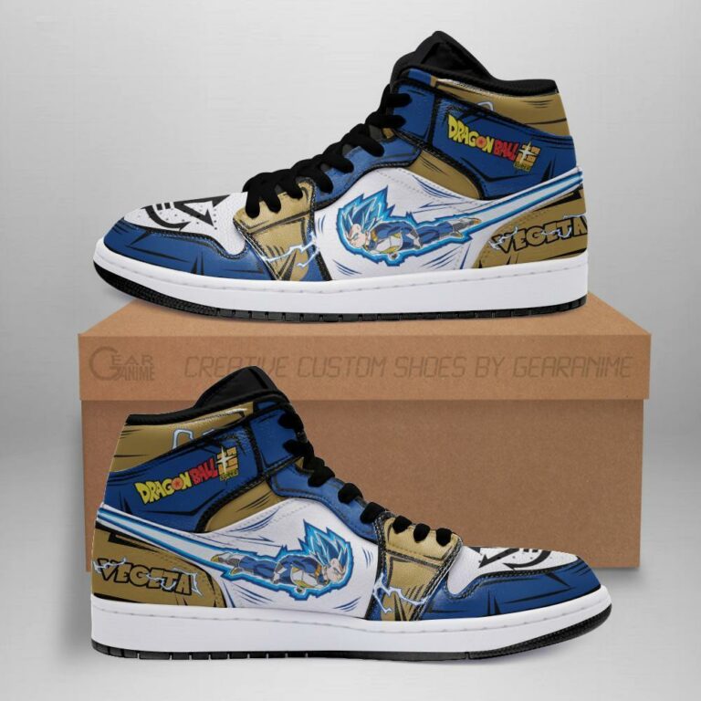 Goku Blue Custom Shoes - Saiyanstore.com