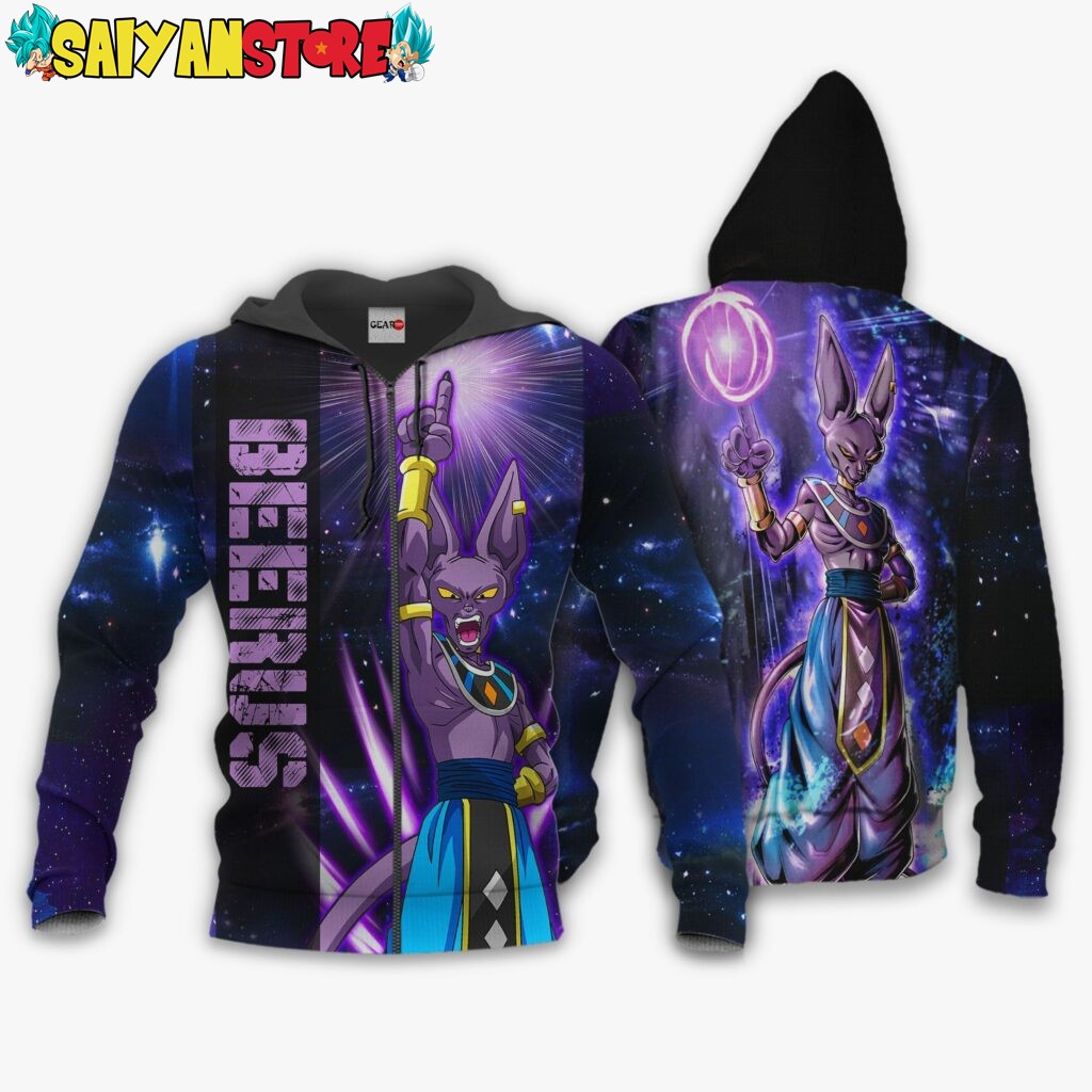 Beerus Sama Hoodie Dragon Ball Anime Shirts Jacket - Saiyanstore.com