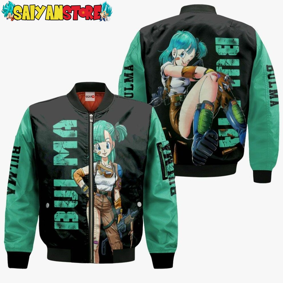 DBZ Bulma Hoodie Custom Dragon Ball Anime Shirts - Saiyanstore.com